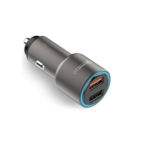PD Car Charger PD+QC Fast Charger USB-C and Type-C