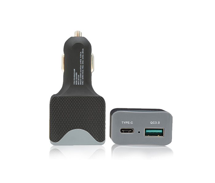 USB-C PD Car Charger 63W USB Type-C PD+QC3.0